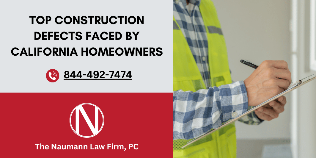 Top Construction Defects Faced by California Homeowners - Naumann Law Firm