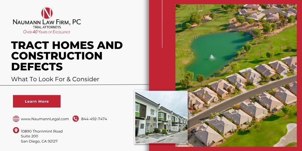 Tract Homes and Construction Defects: What to Look For - Naumann Law Firm