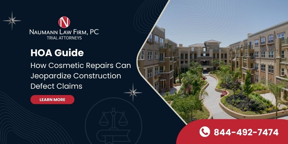 Construction Defect Claims & Cosmetic Repair Risks | HOA Guide